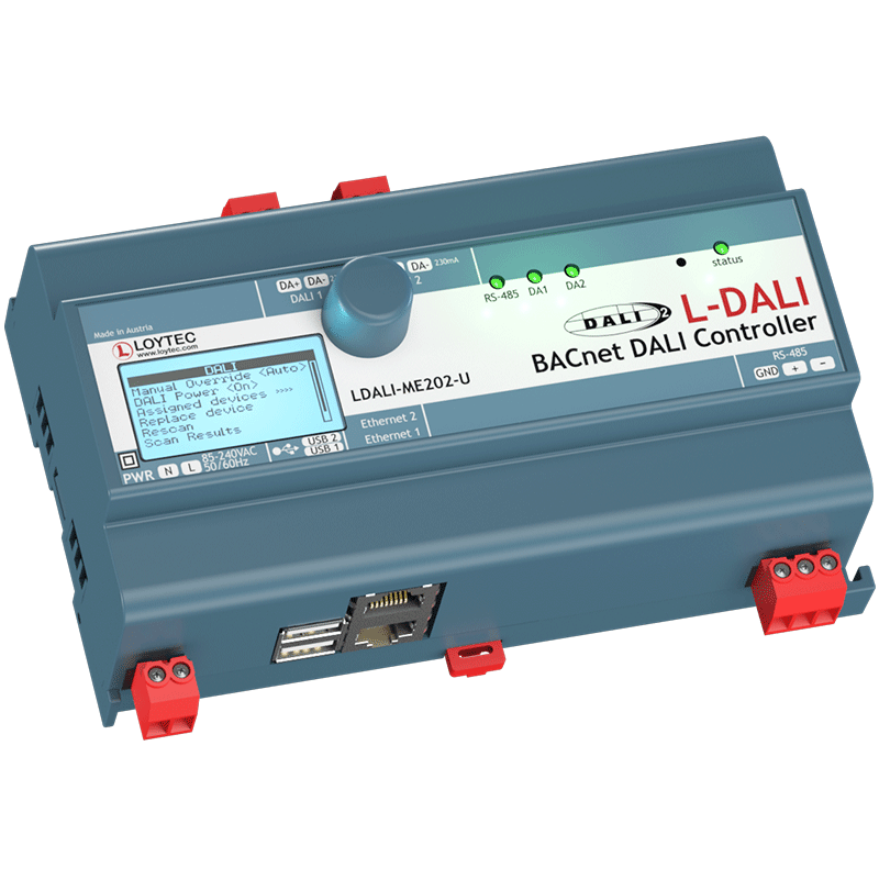 Contrôleur DALI BACnet - LDALI-ME202-U | BTIB
