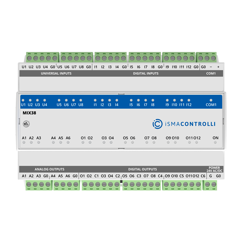 ISMA-B-MIX38 - Modules 38 Entrées-sorties RS485/MSTP Ou RS485/IP | BTIB