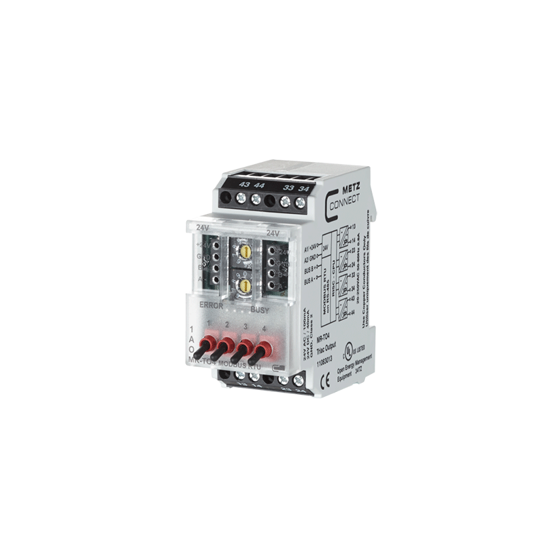 Module entrées-sorties 4TO - Modbus RS485 - MR-TO4 | BTIB